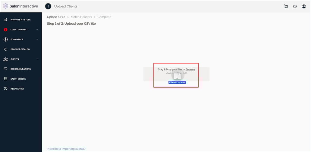 How do I upload clients?